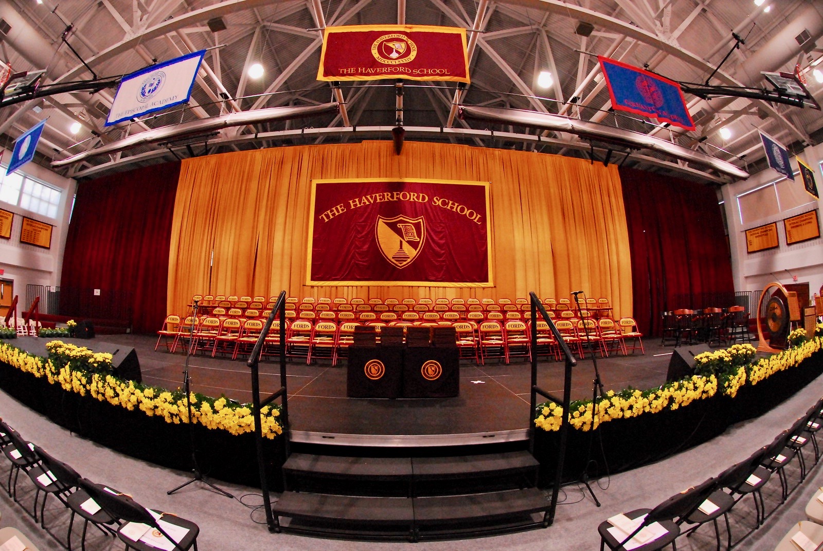 Sixth Form traditions – An empty commencement stage in 20172017 – photo ...