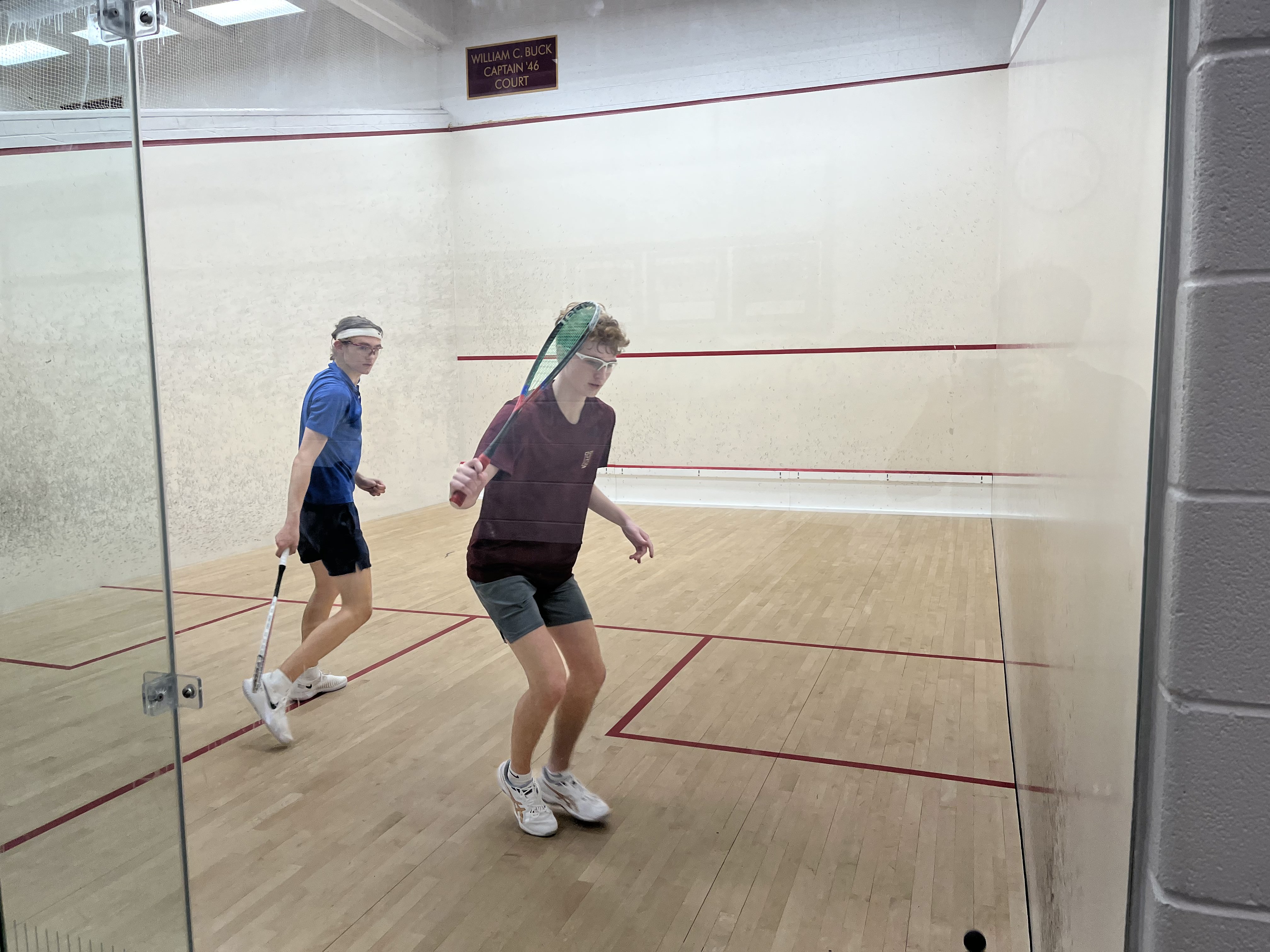 Squash players practice on December 12, 2022 – The Index