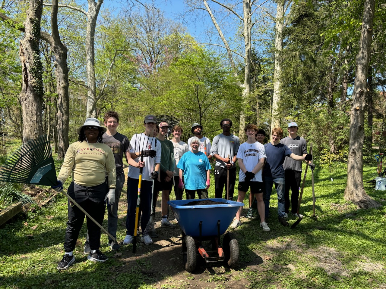 Service – Students pose with Service Learning Director Ms. Jini Loos ...